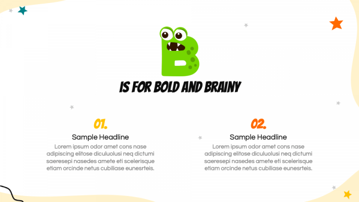 Creative Alphabets PowerPoint and Google Slides Template - PPT Slides