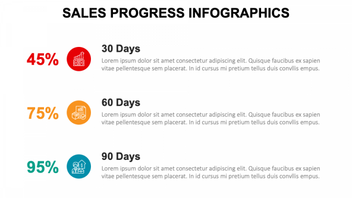 Sales Progress Infographics for PowerPoint and Google Slides Template ...
