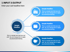 1 Input 3 Output PowerPoint and Google Slides Template - PPT Slides