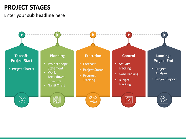 Project Stages PowerPoint Template | SketchBubble