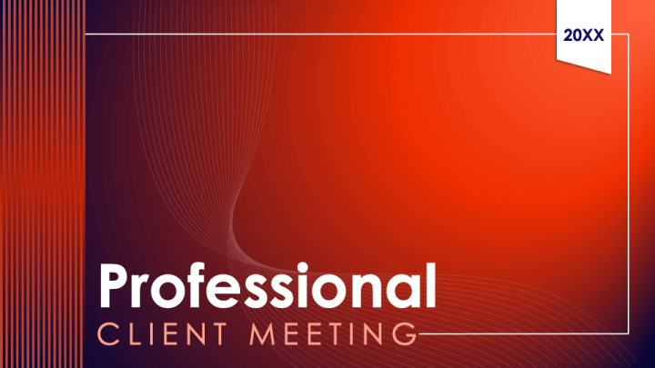 Professional Client Meeting PowerPoint and Google Slides Template - PPT ...