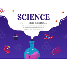 Free - Science for Middle School Theme for PowerPoint and Google Slides