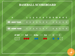 Free Baseball PowerPoint Template and Google Slides Theme