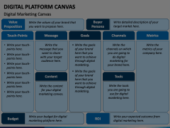 Digital Platform Canvas PowerPoint and Google Slides Template - PPT Slides