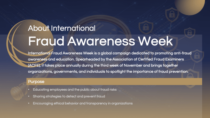 Free - International Fraud Awareness Week PowerPoint and Google Slides ...