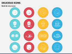 Delicious Icons for PowerPoint and Google Slides - PPT Slides