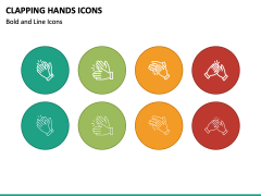 Clapping Hands Icons for PowerPoint and Google Slides - PPT Slides