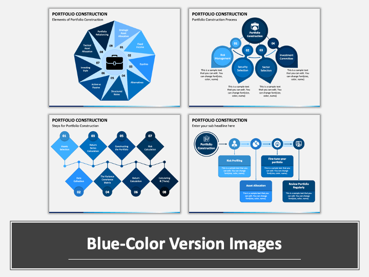 Portfolio Construction PowerPoint and Google Slides Template - PPT Slides