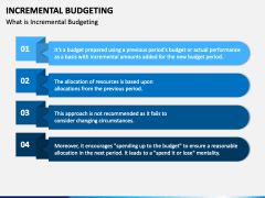 Incremental Budgeting PowerPoint and Google Slides Template - PPT Slides