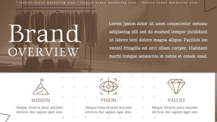 Fashion Brand Marketing Plan PowerPoint and Google Slides Template ...