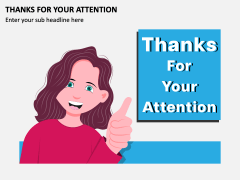 Thanks for your Attention Illustration for PowerPoint and Google Slides ...