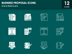 Business Proposal Icons for PowerPoint and Google Slides - PPT Slides