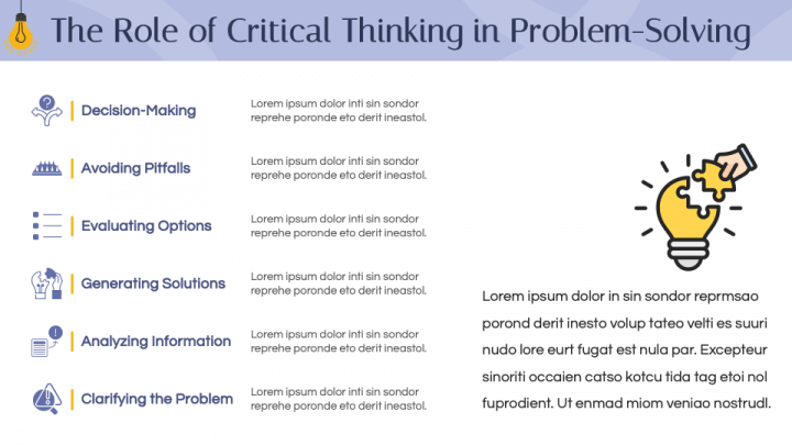 Free - Critical Thinking Workshop PowerPoint and Google Slides Template ...