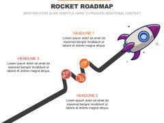 Rocket Roadmap PowerPoint and Google Slides Template - PPT Slides