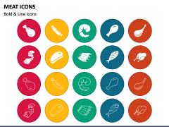 Meat Icons for PowerPoint and Google Slides - PPT Slides