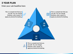 3 Year Plan PowerPoint and Google Slides Template - PPT Slides