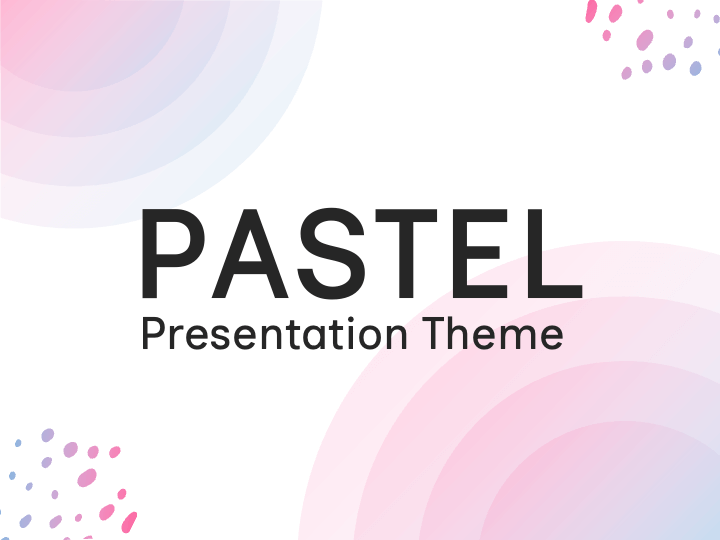 Free - Pastel Theme for PowerPoint and Google Slides - PPT Slides