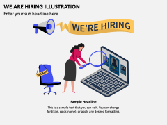 We are Hiring Illustration for PowerPoint and Google Slides - PPT Slides