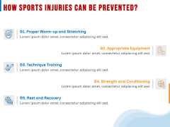 Sports Injuries PowerPoint Template and Google Slides Theme - PPT Slides