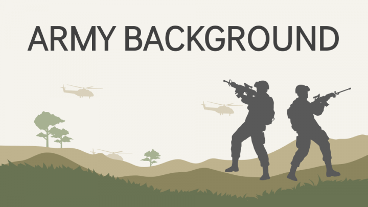 Free - Army Background Theme for PowerPoint and Google Slides - PPT Slides