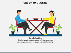 One-on-One Talking Illustration for PowerPoint and Google Slides - PPT ...