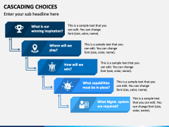 Cascading Choices PowerPoint and Google Slides Template - PPT Slides