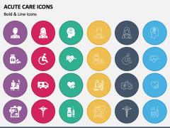 Acute Care Icons for PowerPoint and Google Slides - PPT Slides