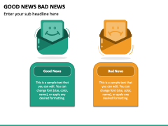 Good News Bad News PowerPoint and Google Slides Template - PPT Slides