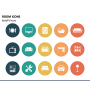 Household Icons PowerPoint Template - PPT Slides