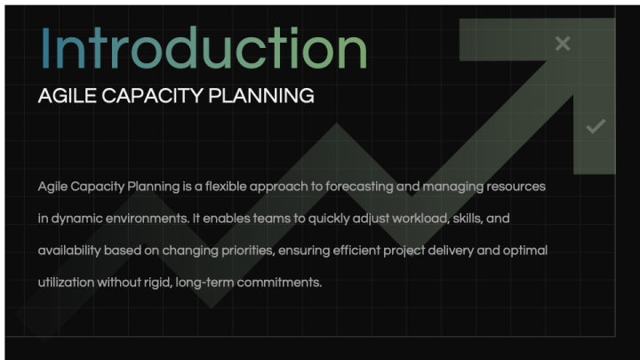 Agile Capacity Planning PowerPoint and Google Slides Template - PPT Slides