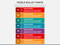 Puzzle Bullet Points for PowerPoint and Google Slides - PPT Slides