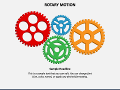 Rotary Motion Illustration for PowerPoint and Google Slides - PPT Slides