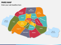 Paris Map for PowerPoint and Google Slides - PPT Slides