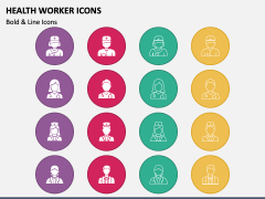 Health Worker Icons for PowerPoint and Google Slides - PPT Slides