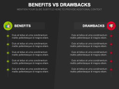 Benefits Vs Drawbacks PowerPoint and Google Slides Template - PPT Slides