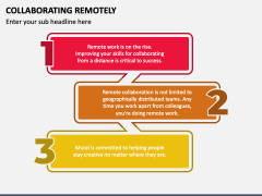 Collaborating Remotely PowerPoint and Google Slides Template - PPT Slides