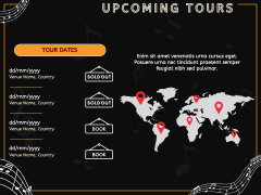 Free - Musician Portfolio PowerPoint Template and Google Slides Theme