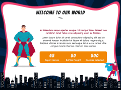 Free - Superheroes Presentation Theme for PowerPoint and Google Slides