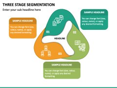 Three Stage Segmentation PowerPoint Template - PPT Slides