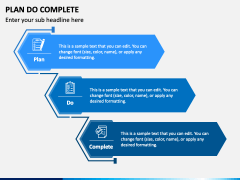Plan Do Complete PowerPoint and Google Slides Template - PPT Slides