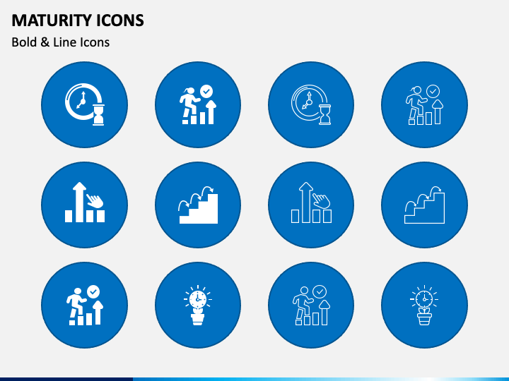 Maturity Icons for PowerPoint and Google Slides - PPT Slides