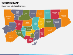 Toronto Map for PowerPoint and Google Slides - PPT Slides