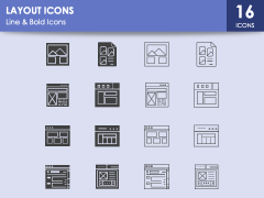 Layout Icons for PowerPoint and Google Slides - PPT Slides