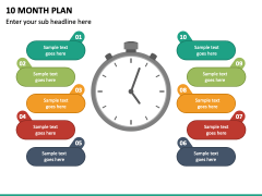 10 Month Plan PowerPoint Template - PPT Slides