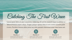 Free - Beach Theme for PowerPoint and Google Slides - PPT Slides