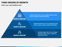 Three Drivers of Growth PowerPoint Template - PPT Slides