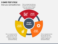 3 Days Test Cycle PowerPoint Presentation Slides - PPT Template