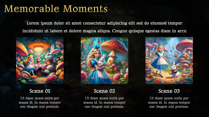 Free - Alice in Wonderland Presentation Theme for PowerPoint and Google ...