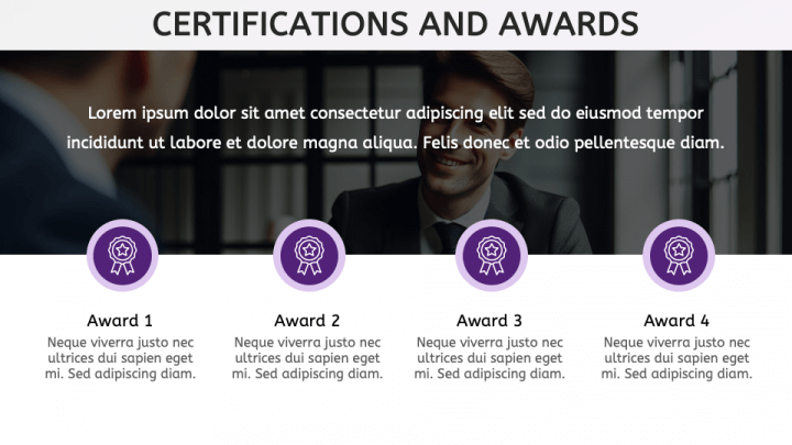 Business Consultant Profile PowerPoint and Google Slides Template - PPT ...