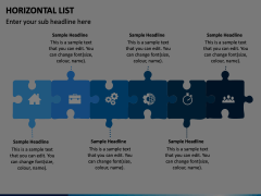 Horizontal List Infographics for PowerPoint and Google Slides - PPT Slides